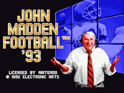 Buy John Madden Football '93 SNES Australia